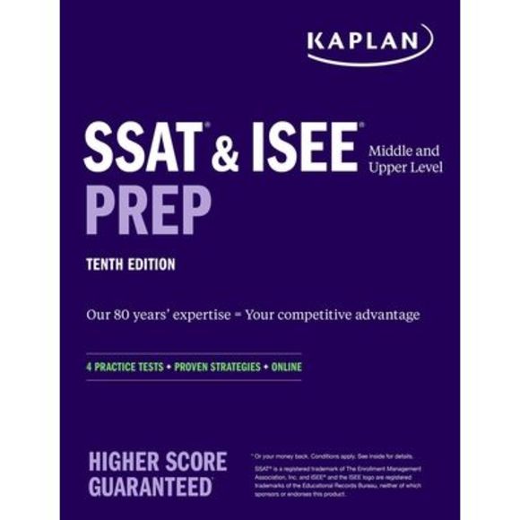 Kaplan Test Prep | Other | Ssat Isee Middle Upper Level Prep 4 Practice ...